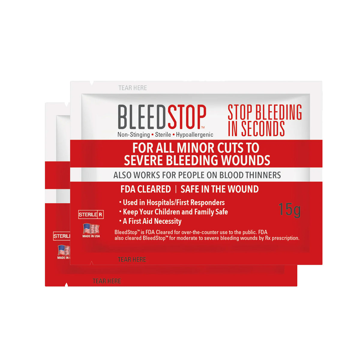 BleedStop 15mg Packets - Quick Bleeding Control – mountainready.online