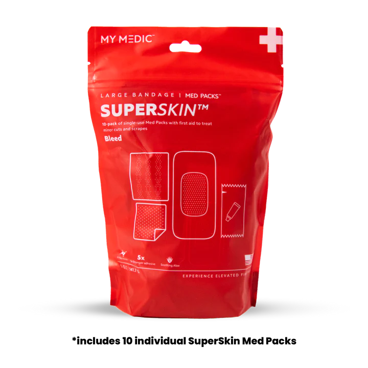 SuperSkin Large Bandage 10-Pack - My Medic First Aid Kit – Mountain Ready