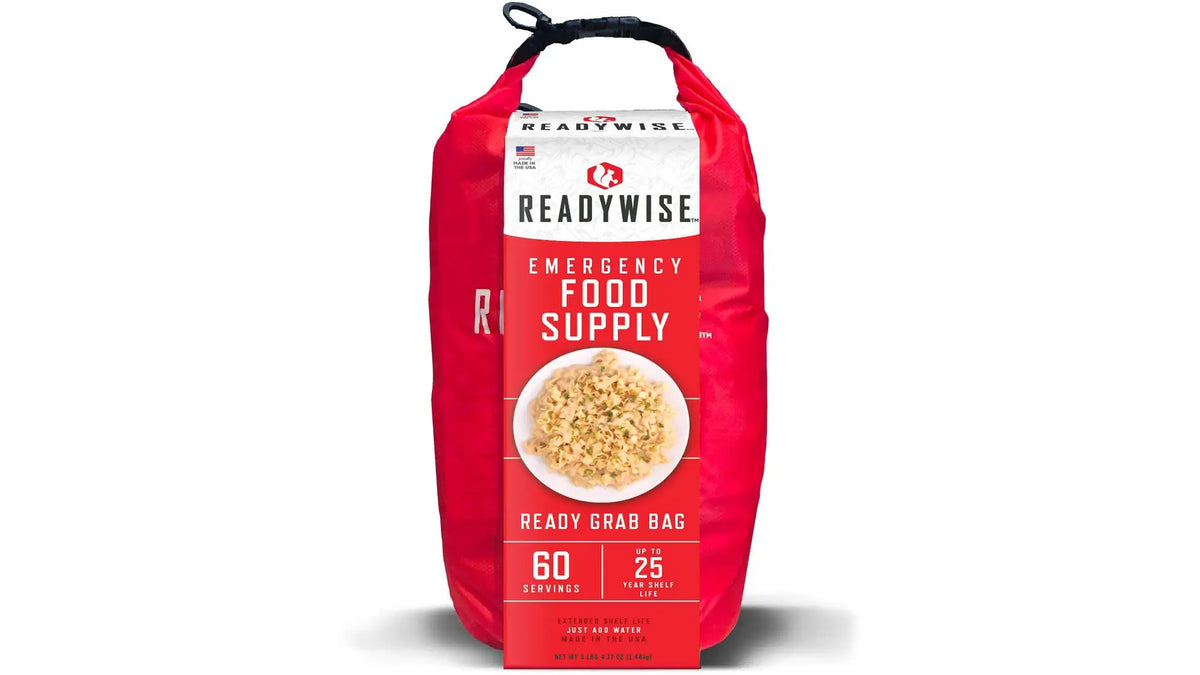 7 Day Emergency Dry Bag 60 Servings Breakfast and Entrée Grab and Go ...
