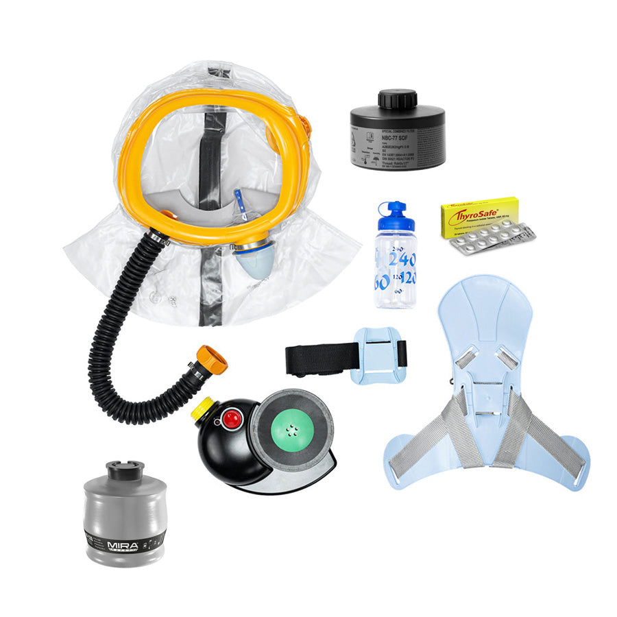 MIRA Safety Kids CBRN Gas Mask Kit - Positive Pressure – Mountain Ready